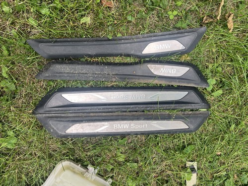 Door Sill Trim Entrance Cover Sport Line Set OEM BMW F30 335iX 320i ...