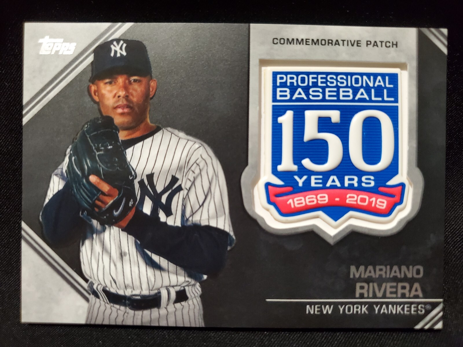2019 Topps Update Mariano Rivera 150th Anniversary commemorative Patch ...