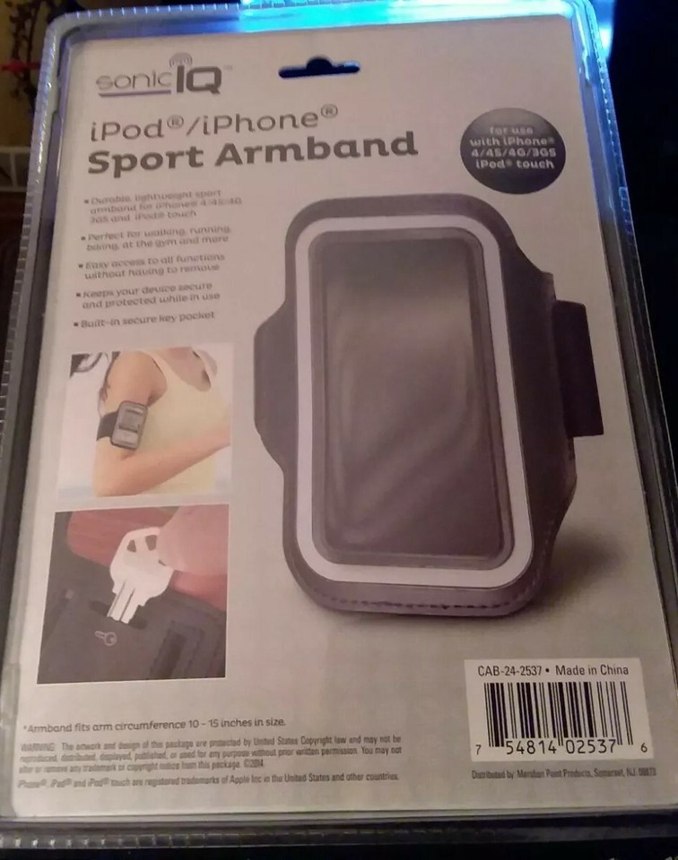 SONIC IQ IPOD/IPHONE SPORT ARMBAND | eBay