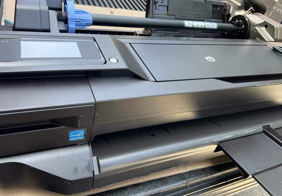 HP DesignJet T210 Large Format 24-Inch Wireless Plotter Printer: Black ...