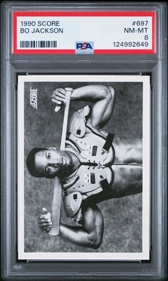1990 SCORE #697 BO JACKSON PSA 8 | eBay