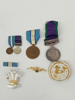 WWII Military Medals & Badges Lot Medals Ribbons UN RAF Collection ...
