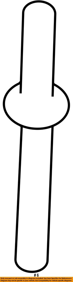 GM OEM 09-07 Equinox Bumper Components-Retainer Plate Rivet 11610210 | eBay