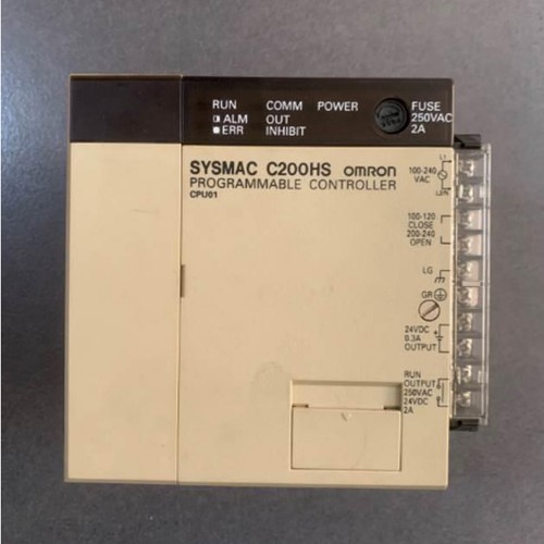 USED ONE OMRON PLC SYSMAC CPU Module C200HS-CPU01 Tested IN OK | eBay