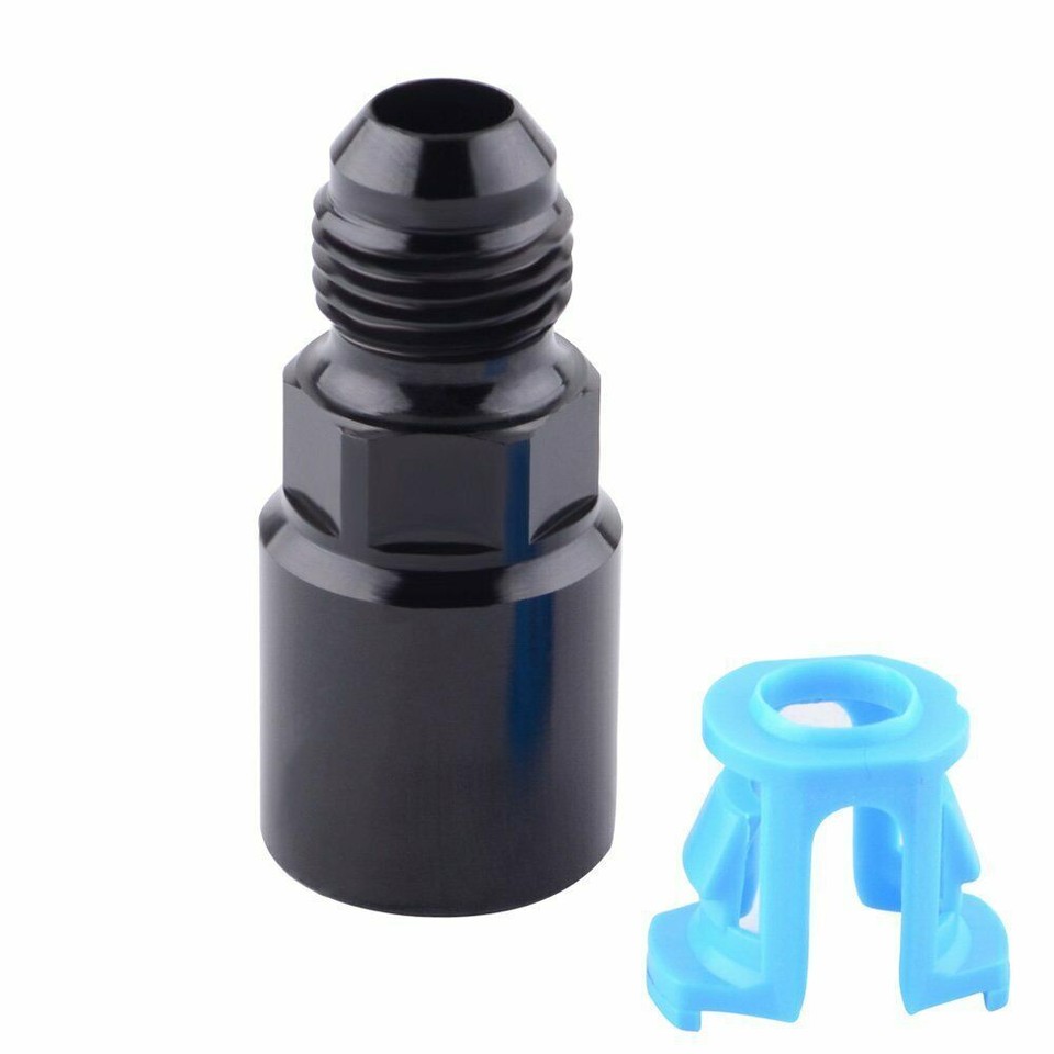 Black AN6 -6AN Fuel Adapter Fitting to 5/16" Female GM Quick Connect LS ...