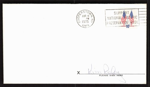 Kevin Pasley Signed Baseball Postal Envelope Los Angeles Dodgers ...