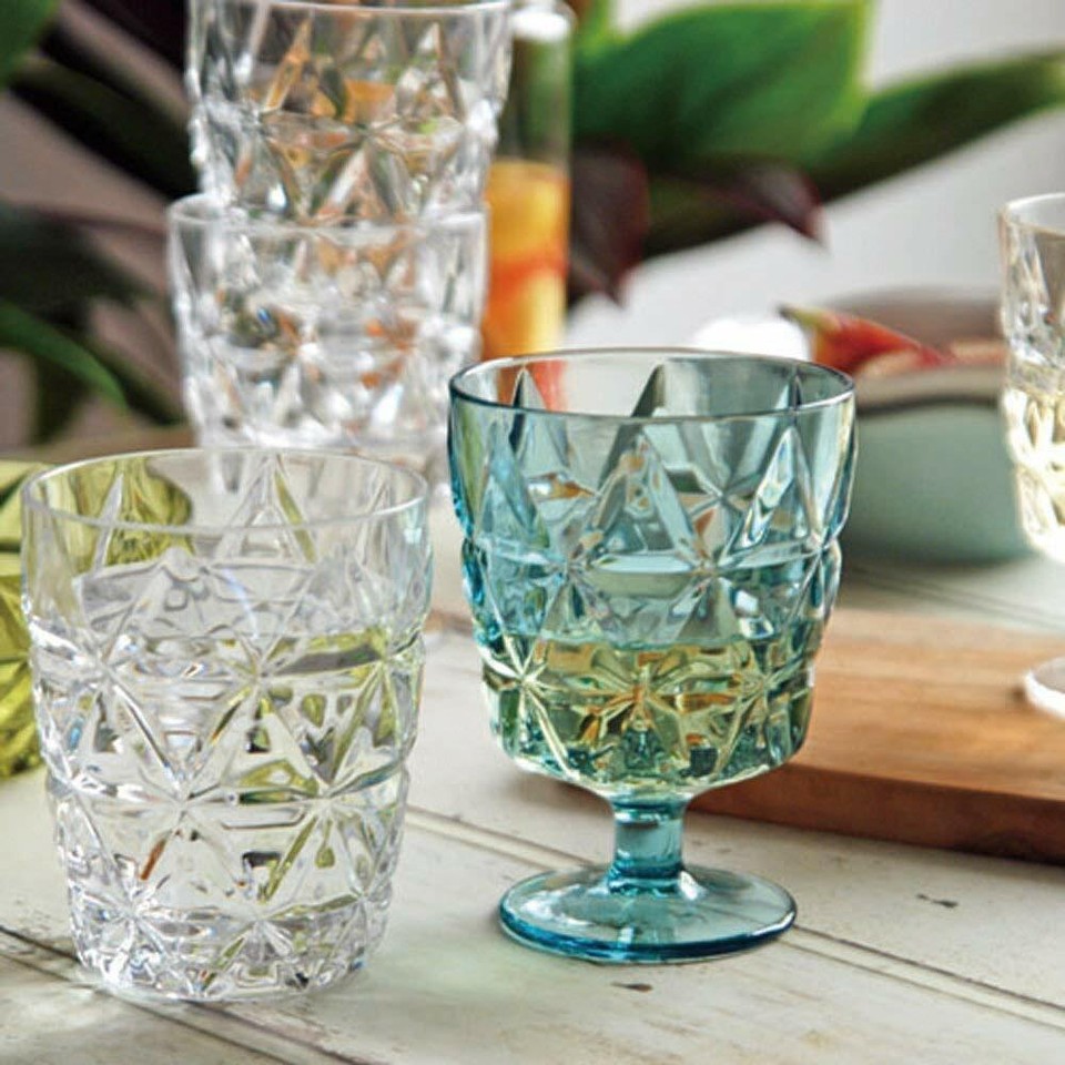 KINTO TRIA Wine Glass 270ml Blue Green 23156 Resin from JAPAN | eBay