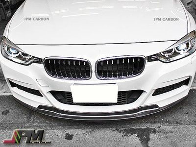 For 12-18 F30 F31 M Sports AK type Carbon Front Lip & AK type Carbon ...