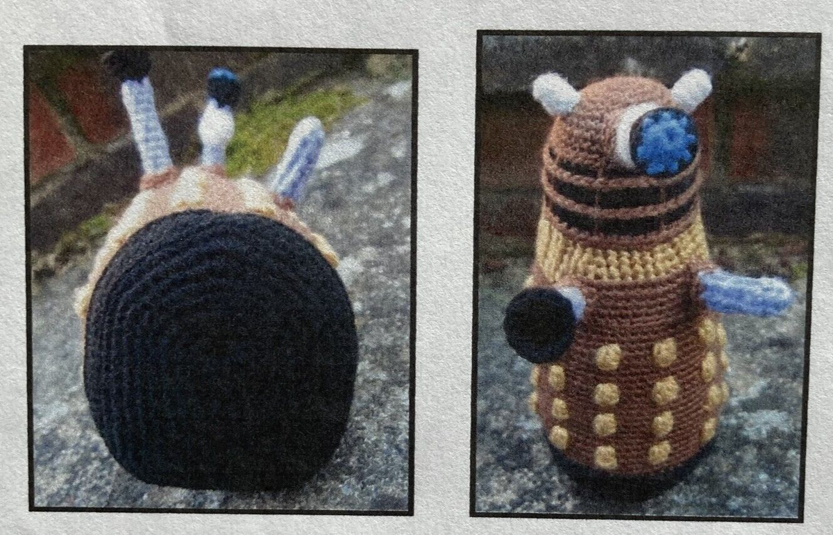Knitted Dalek Pattern A Pink Crocheted Dalek! ExTeRMiNaTe