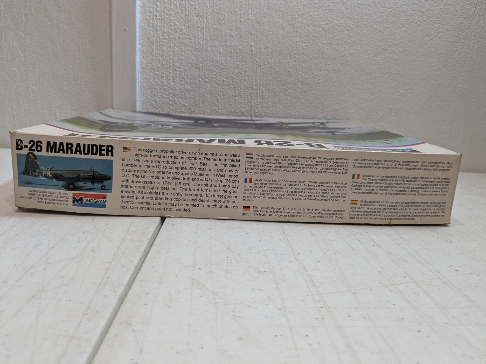 Monogram 5501 - B-26 Marauder - Model Airplane Kit 1/48 Scale | eBay