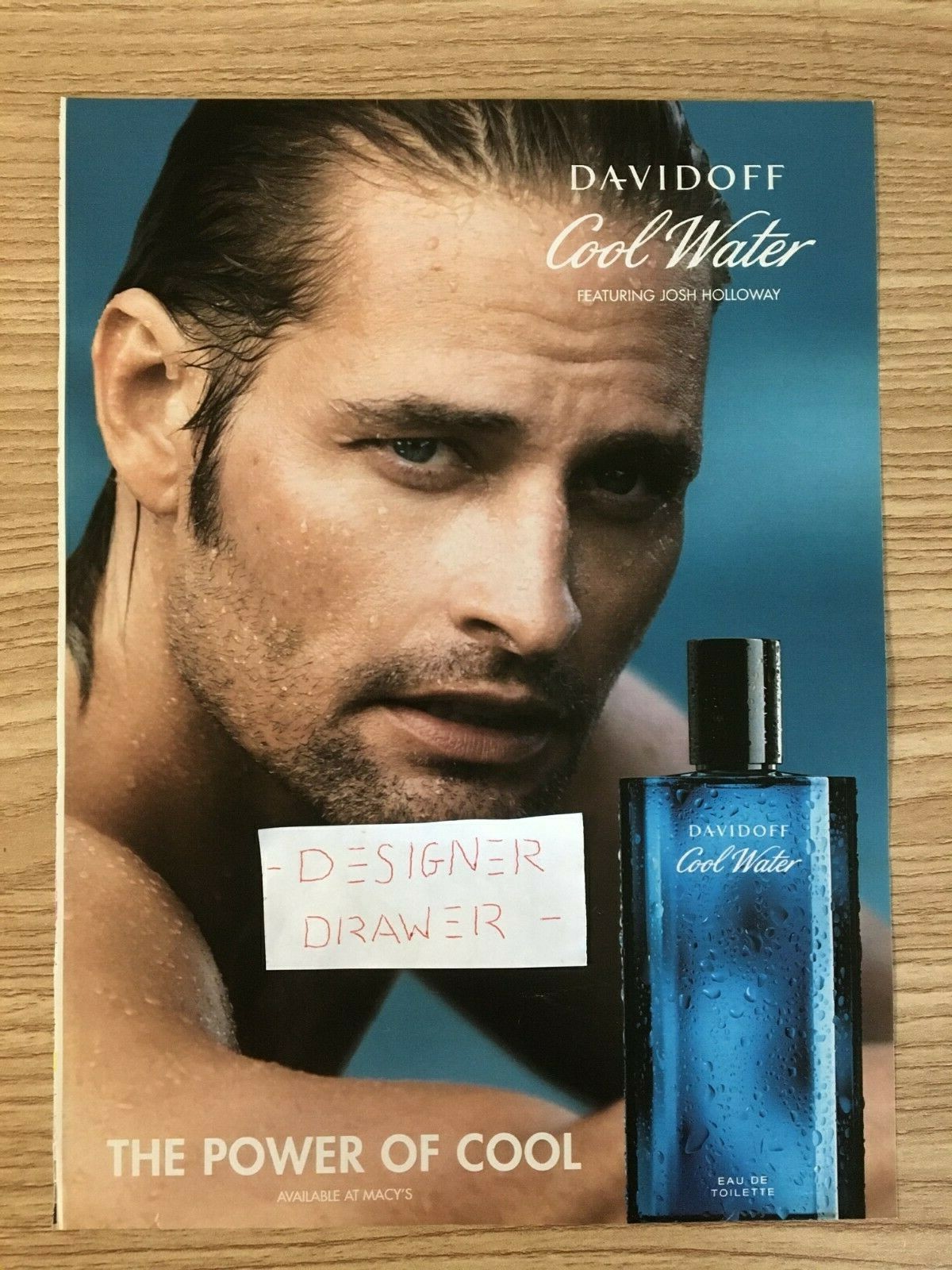 Josh Holloway For Davidoff Cool Water Fragrance Cologne 2010 Print Ad ...
