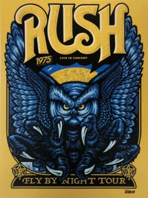 1975 RUSH CONCERT POSTER WALL ART PRINT SIZE 11 X 17 INCHES | eBay