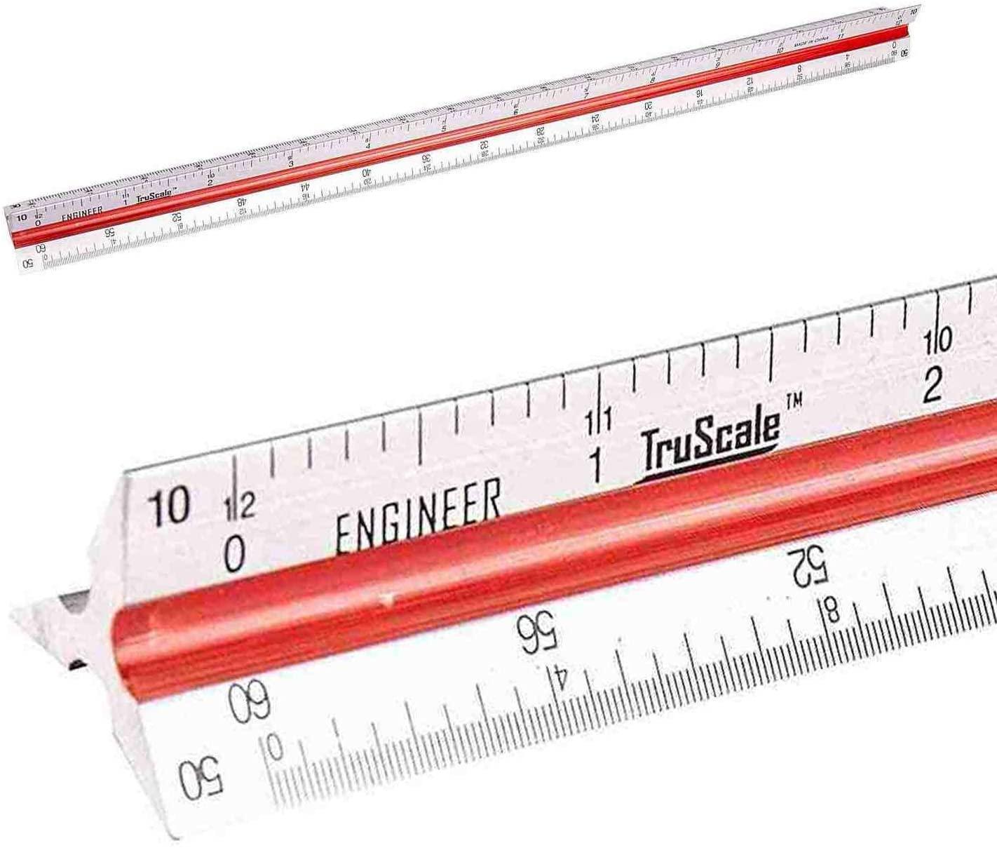 Triangular Engineering Scale Aluminum Ruler for Architects, Engineers ...