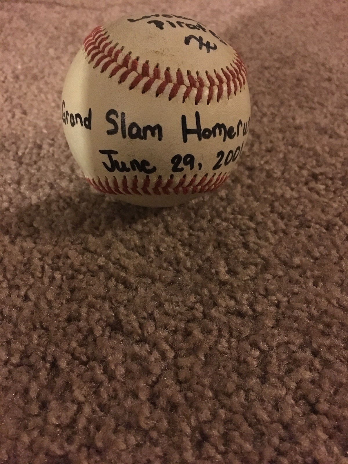 2001 Nick Pecot Grand Slam Ball- One Of A Kind-Authentic | eBay
