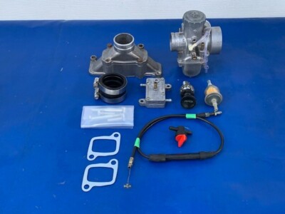 Rotax 377 447 Complete Single Carburetor Set-Up Carburetor Manifold ...