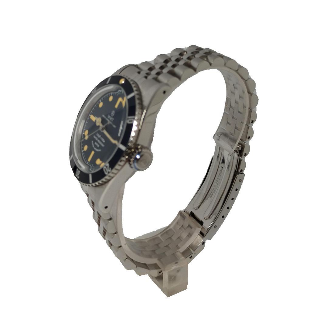 Walter Mitt Sea Diver Jubilee Steel Automatic Blue Vintage Diver Men's ...