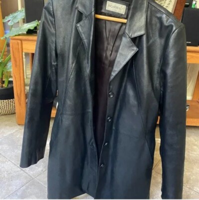 Vintage Black Leather Jacket | eBay