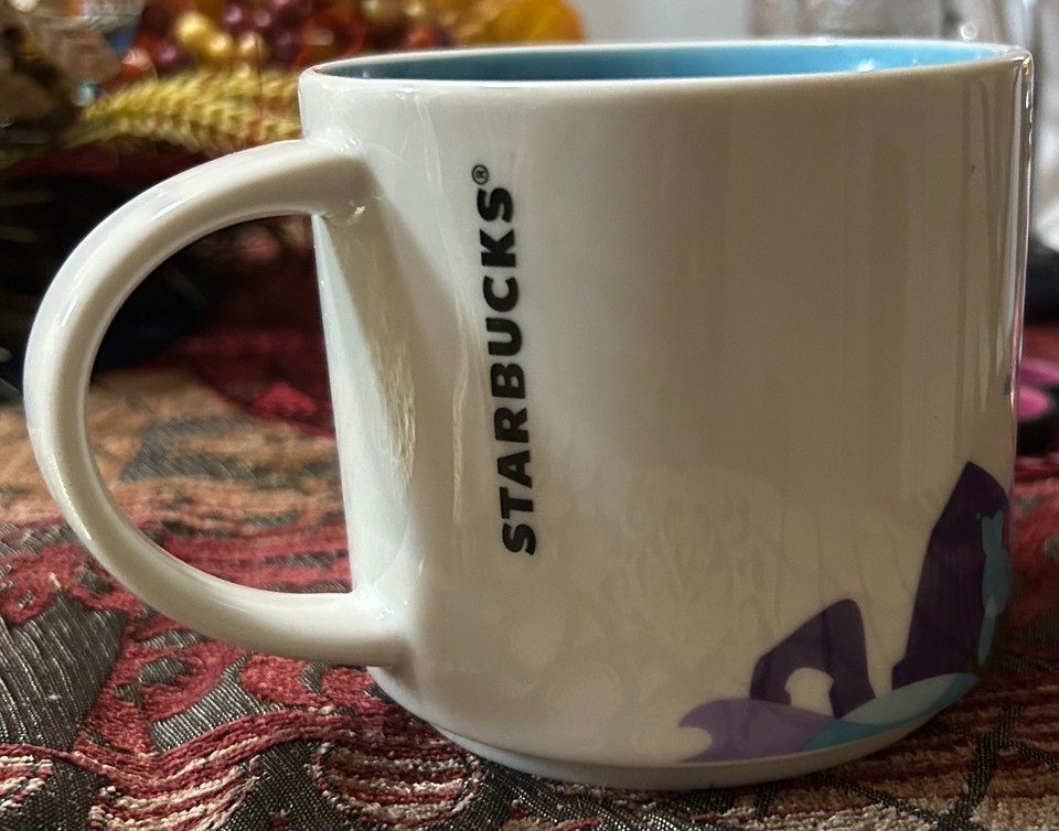 Starbucks Oregon Coffee Mug Cup 14oz You Are Here Collection Blue ...