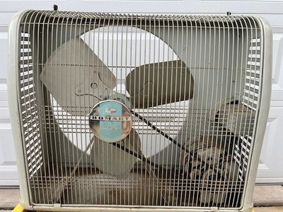 VTG Homart Sears Large 20" Industrial Window Fan #9302 w/original box ...