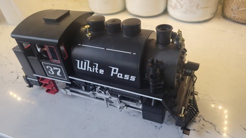 PIKO G-gauge White Pass & Yukon Saddle Steam Tank Engine With Smoke And ...