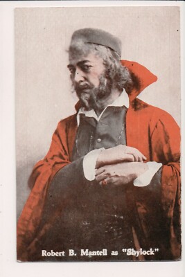 Vintage Postcard Robert B. Mantell noted Shakespearean stage actor | eBay