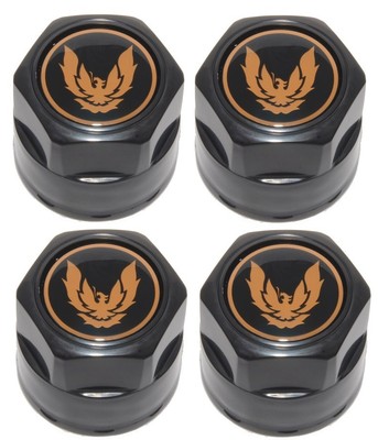 PONTIAC FIREBIRD TRANS-AM Center Cap SET Black/Gold | eBay