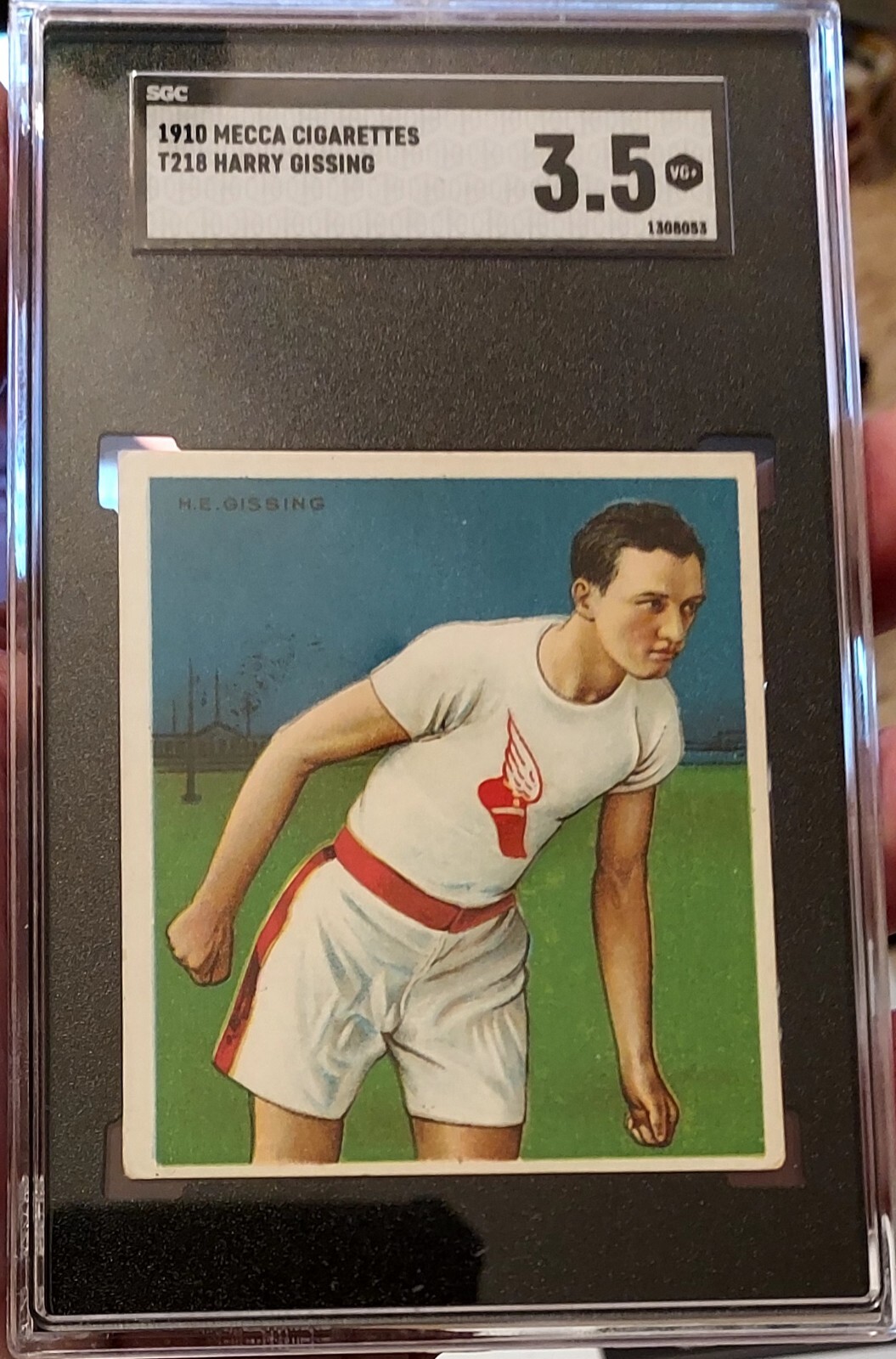 1910 T218 Mecca Harry Gissing, SGC 3.5! Beautiful Track Field Star! Buy ...