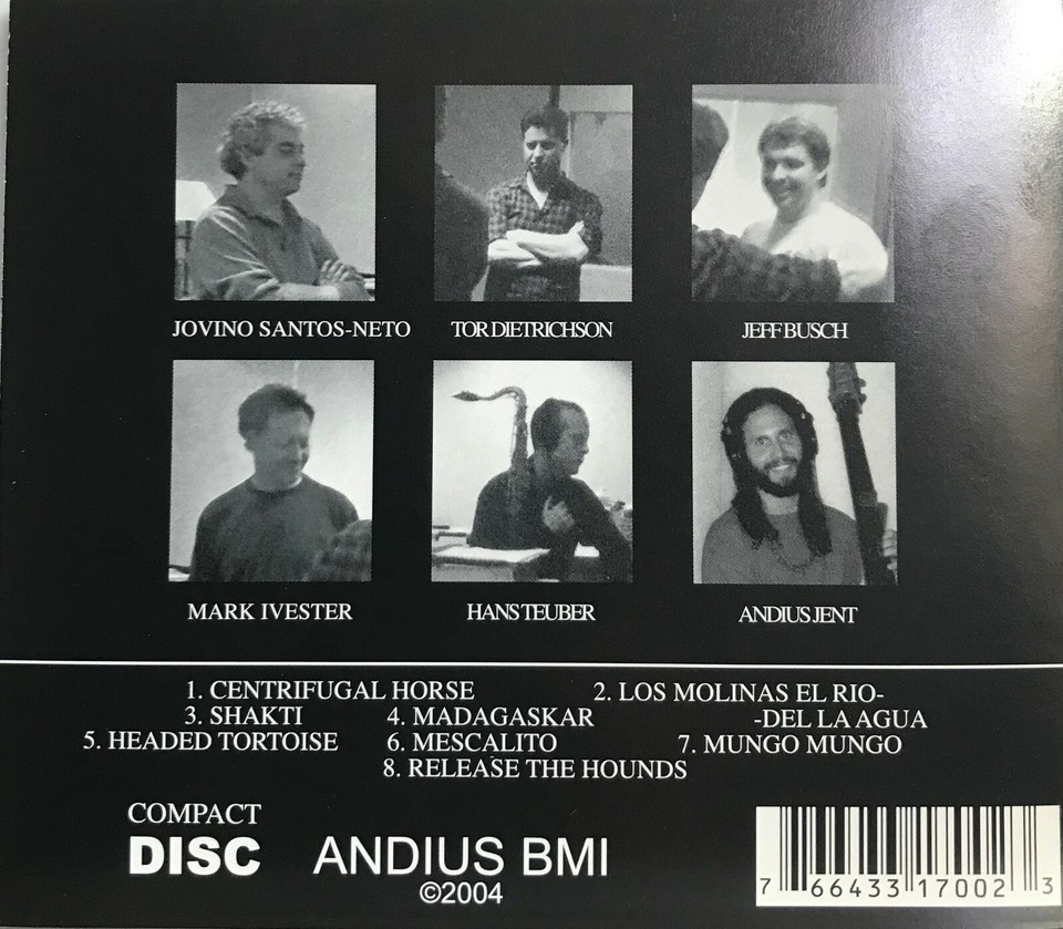 Andius: Andius Jent (CD 2004) Jeff Busch, Mark Ivester, Hans Teuber ...