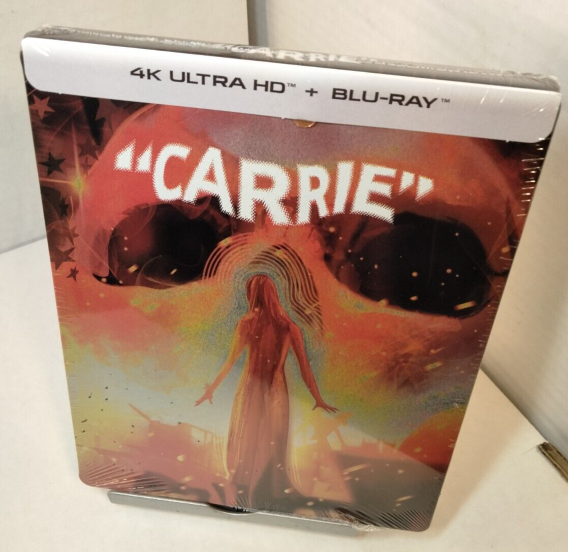 Carrie Steelbook (4K + Blu-ray) Brand NEW (Sealed)- Box Shipping with ...