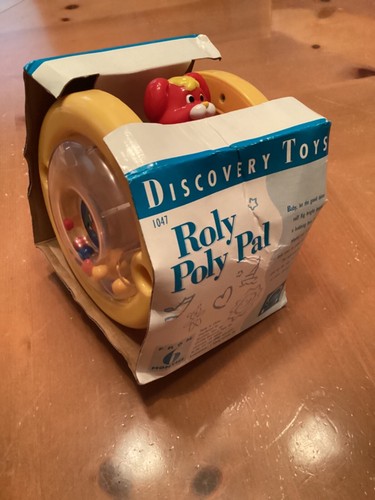 1998 DISCOVERY TOYS ROLY POLY PAL ROLLING ACTIVITY TOY #1047 *NEW OLD ...