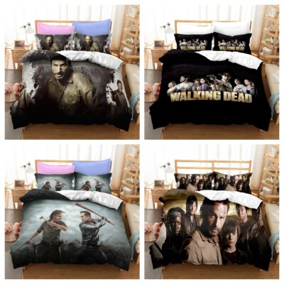 3D The Walking Dead Bedding Set Duvet Cover Quilt Cover Pillowcase ...