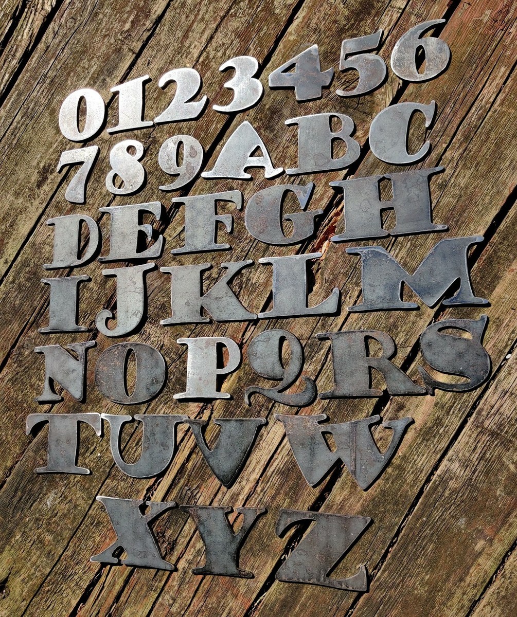 Industrial Metal Letters For Wall Galvanized Metal Letters For Crafts