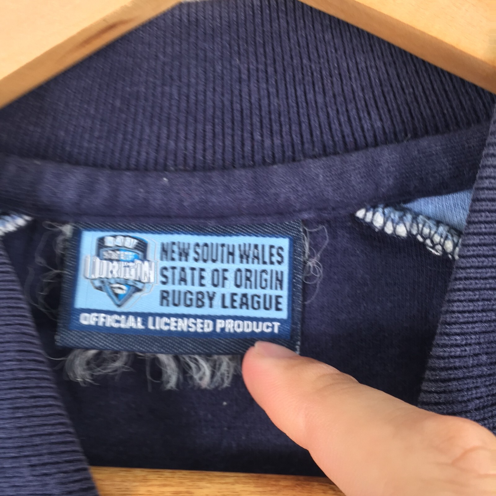 NSW blues State of origin VINTAGE Mens polo shirt siz… - Gem