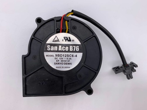 Sanyo San Ace B76 Blower Fan 9BD12SC6-4 3-Wire Fan DC 12V 0.3A Nexsan ...