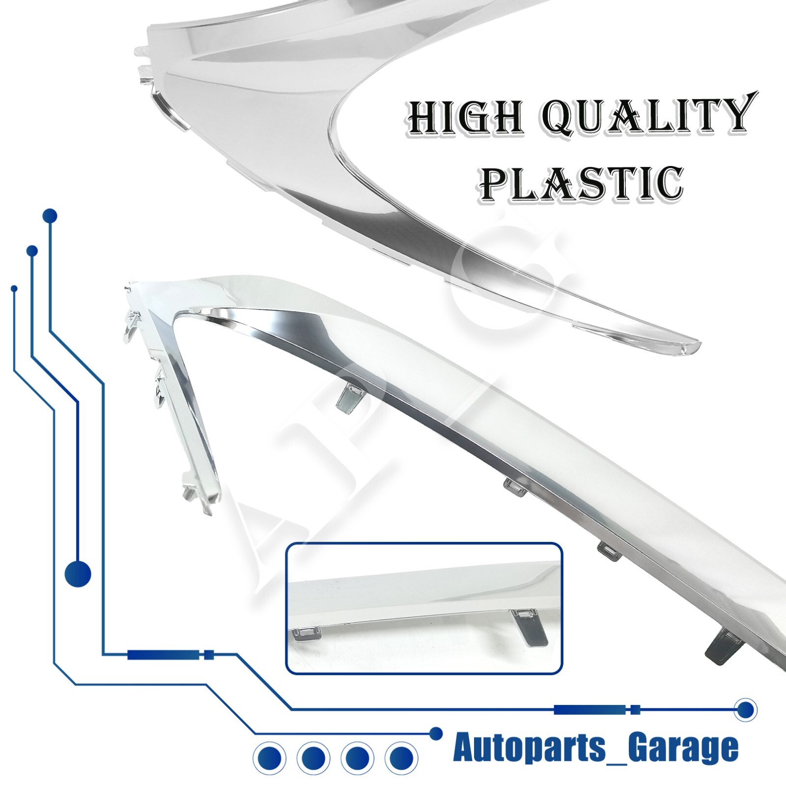 2016-2018 Lexus ES300h ES350 Front Bumper Lower Molding Trim 53122 ...