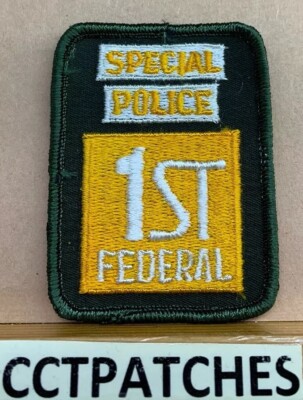 1ST FEDERAL SPECIAL POLICE SHOULDER PATCH | eBay