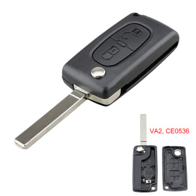 For Citroen C3 2006-2016 DS3 2012-2016 2 Button Remote Key Fob Shell ...