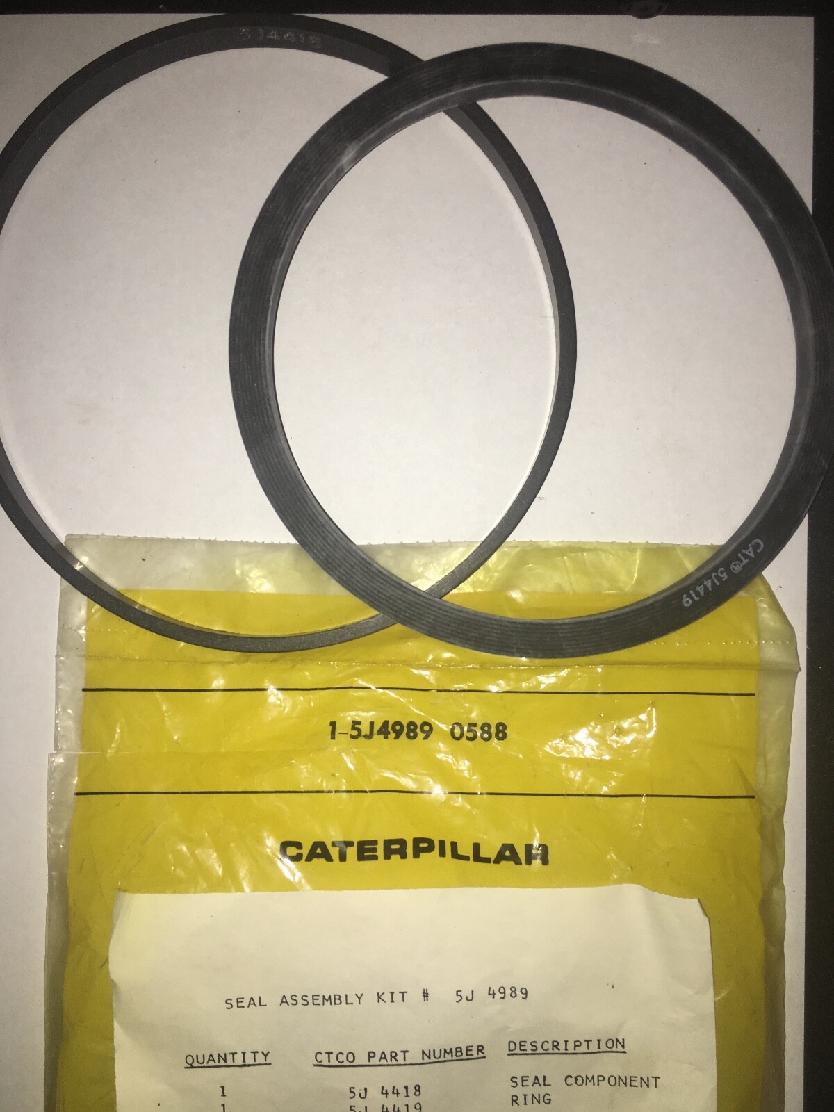 Caterpillar 5j-4989 Seal CAT 5J4989 for sale online | eBay