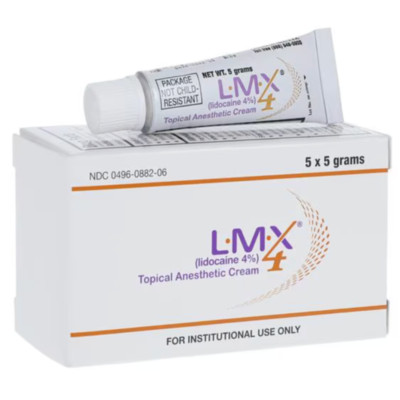 LMX4 Topical Anesthetic Cream, Pain Relief, 4% Lidocaine, 5 Grams - 1 ...