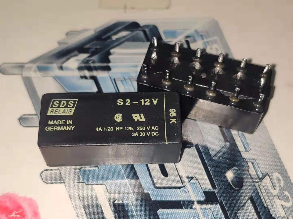 NOS S2-12V Low Signal Relay 4A 250VAC 12 Pins x 1pc | eBay