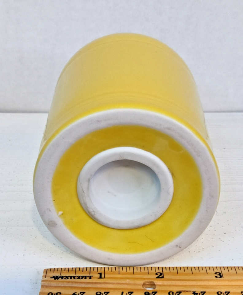 FIESTA Large Yellow Cheese Shaker Never Used Retro Art Deco Stopper | eBay