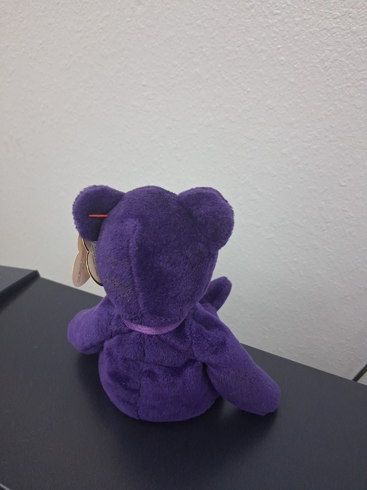 Ty Beanie Babies Princess Bear Toy 2Rare, P.E. Pellets, China | eBay
