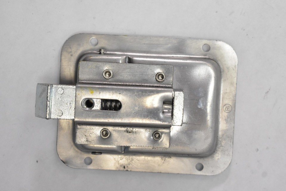 Locking Recessed Paddle Latch Stainless Steel Keyed Handle Stainless NO ...