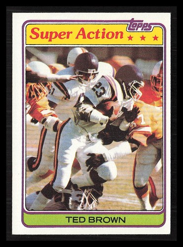 Ted Brown 1981 Topps #59 Minnesota Vikings | eBay