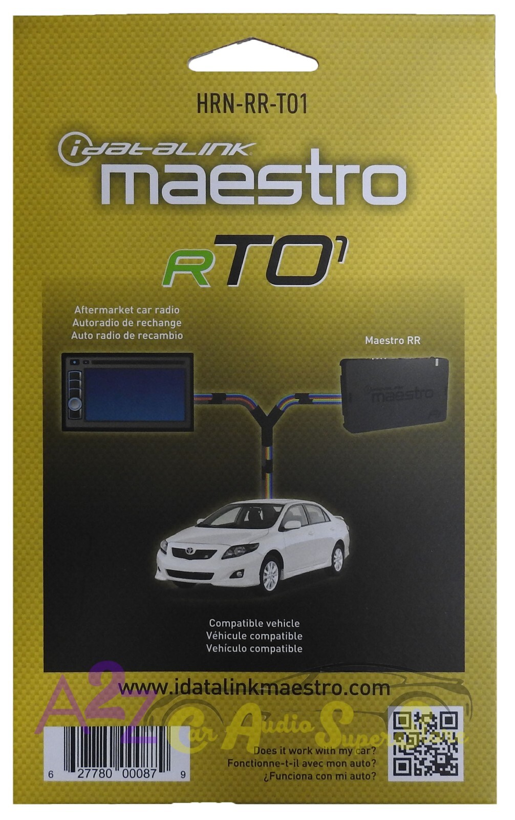 IDATALINK MAESTRO HRN-RR-TO1 T-HARNESS RTO1 FOR SELECT 2006 - UP TOYOTA ...