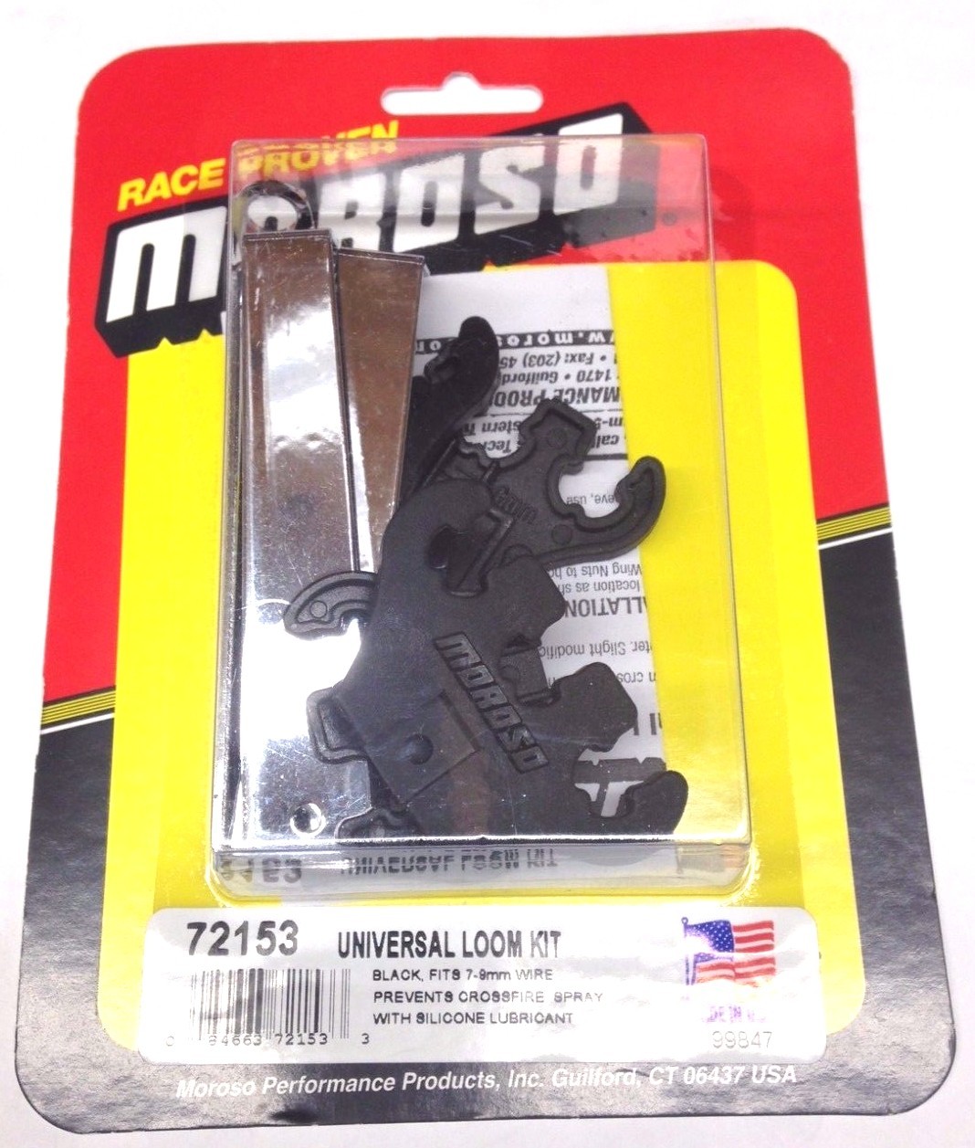 Moroso 72153 Universal Spark Plug Wire Loom/Separator Kit, Fits 7-9mm ...