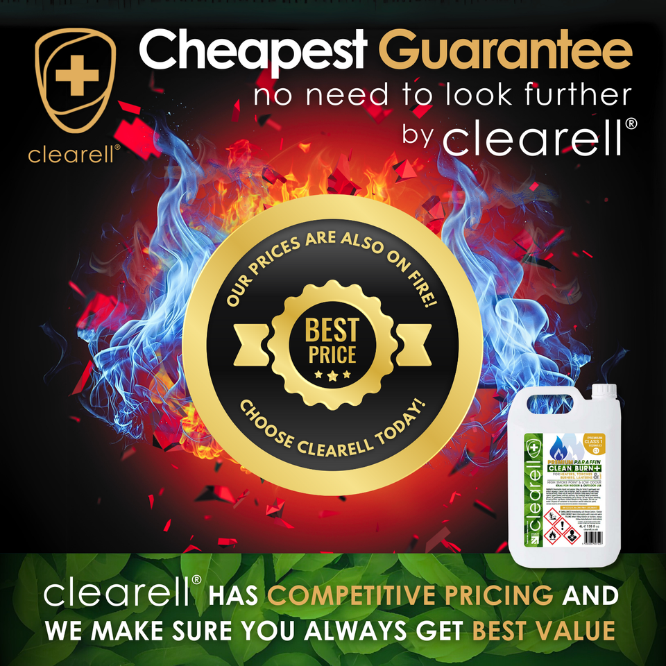 Clearell 16L - 20L CLEAN BURN Premium Paraffin | For Aladdin Heater Oil ...
