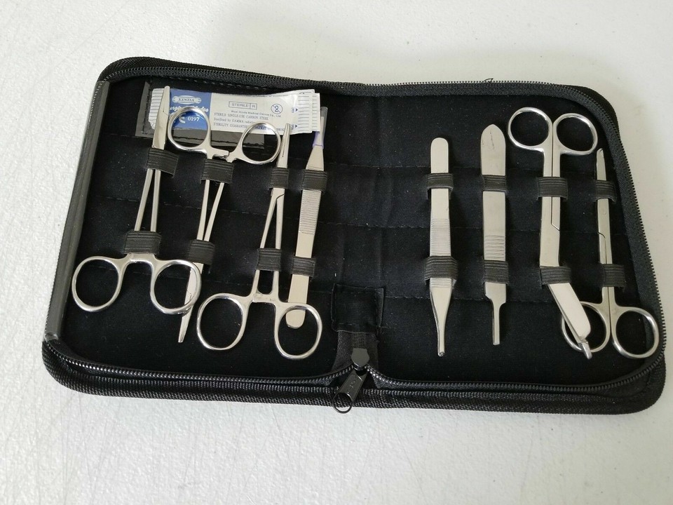 Surgical Suture Kit Basic First Aid Set Suture Emergency Trauma ...