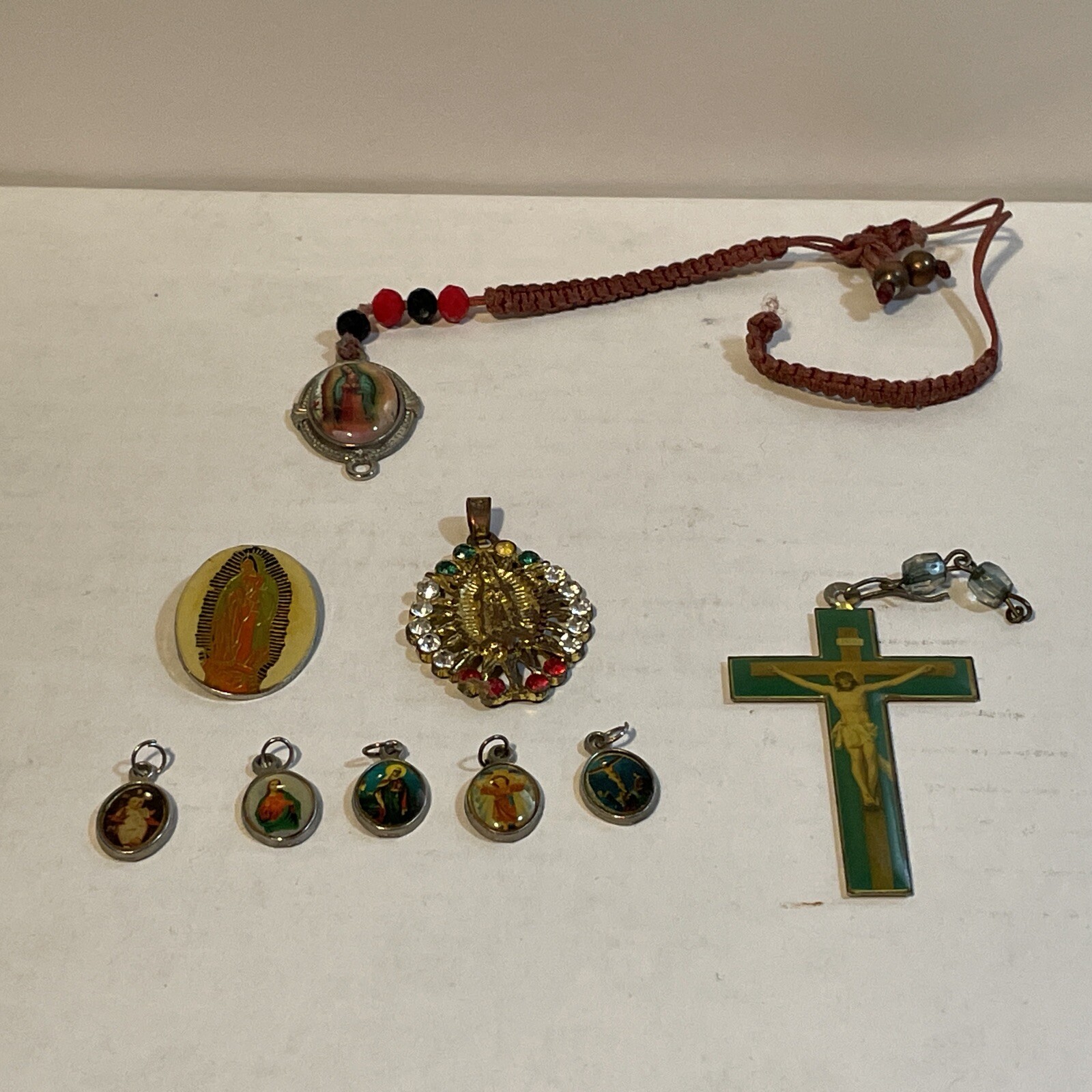 Beautiful Vintage Group Lot Of Religious Medals Catholic | eBay