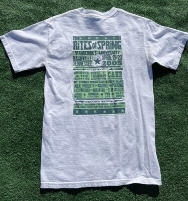 VTG 2005 Vanderbilt Rites Of Spring T Shirt S Cake Yonder Mountain ...